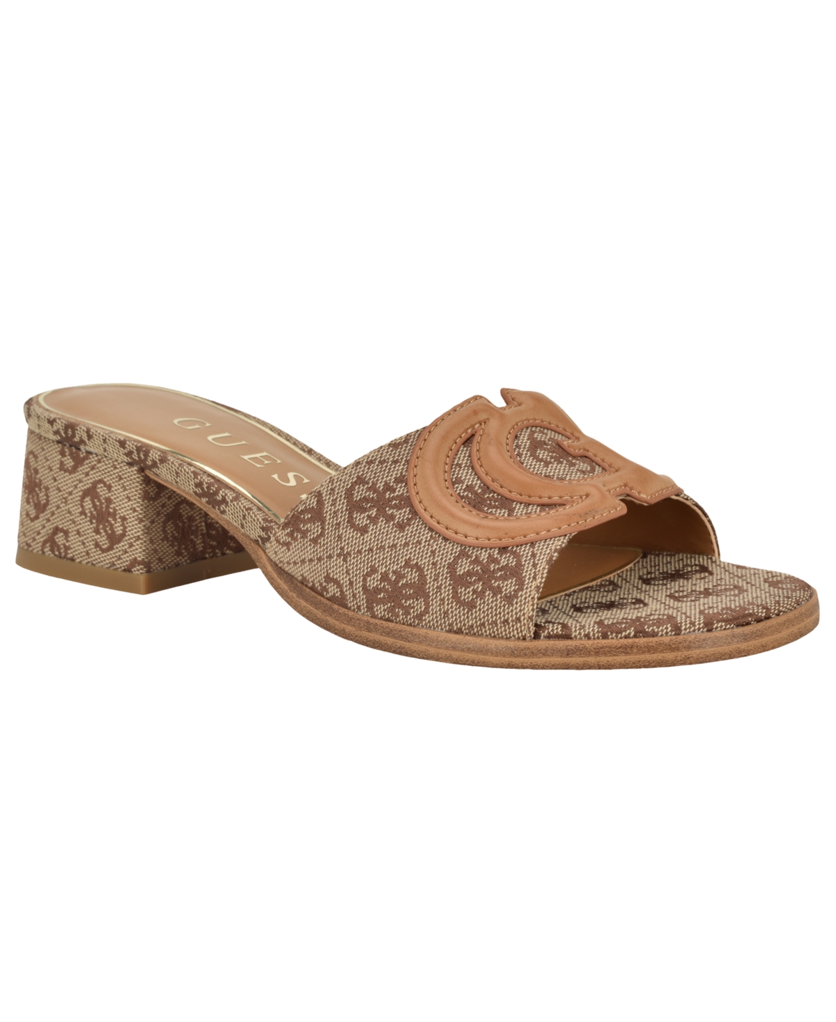 Click here for Guess Womens Cerrina Slip-On Block Heel Sandals -... prices
