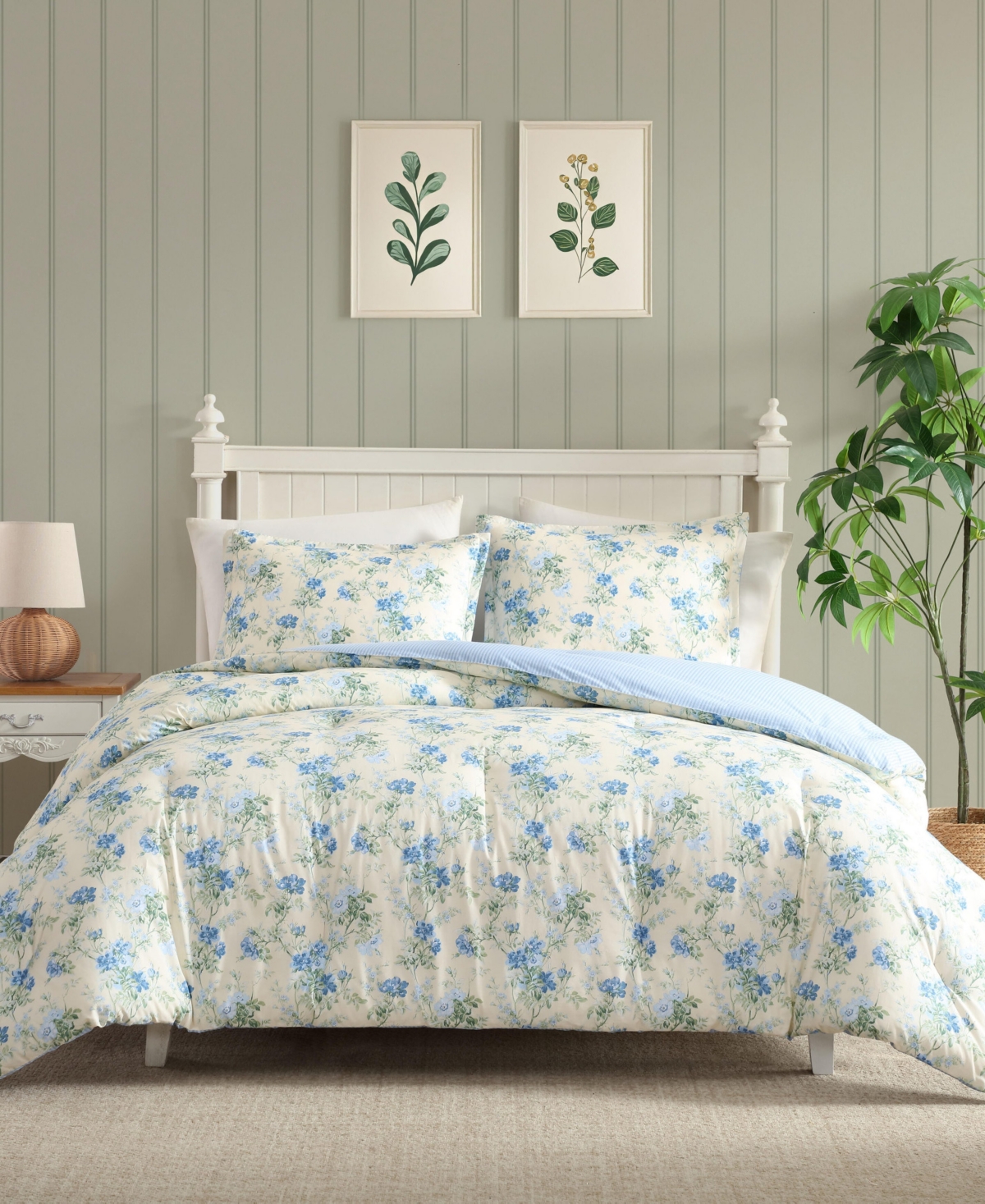 Click here for Laura Ashley Blossom Dance 3-Pc. Comforter Set  Fu... prices
