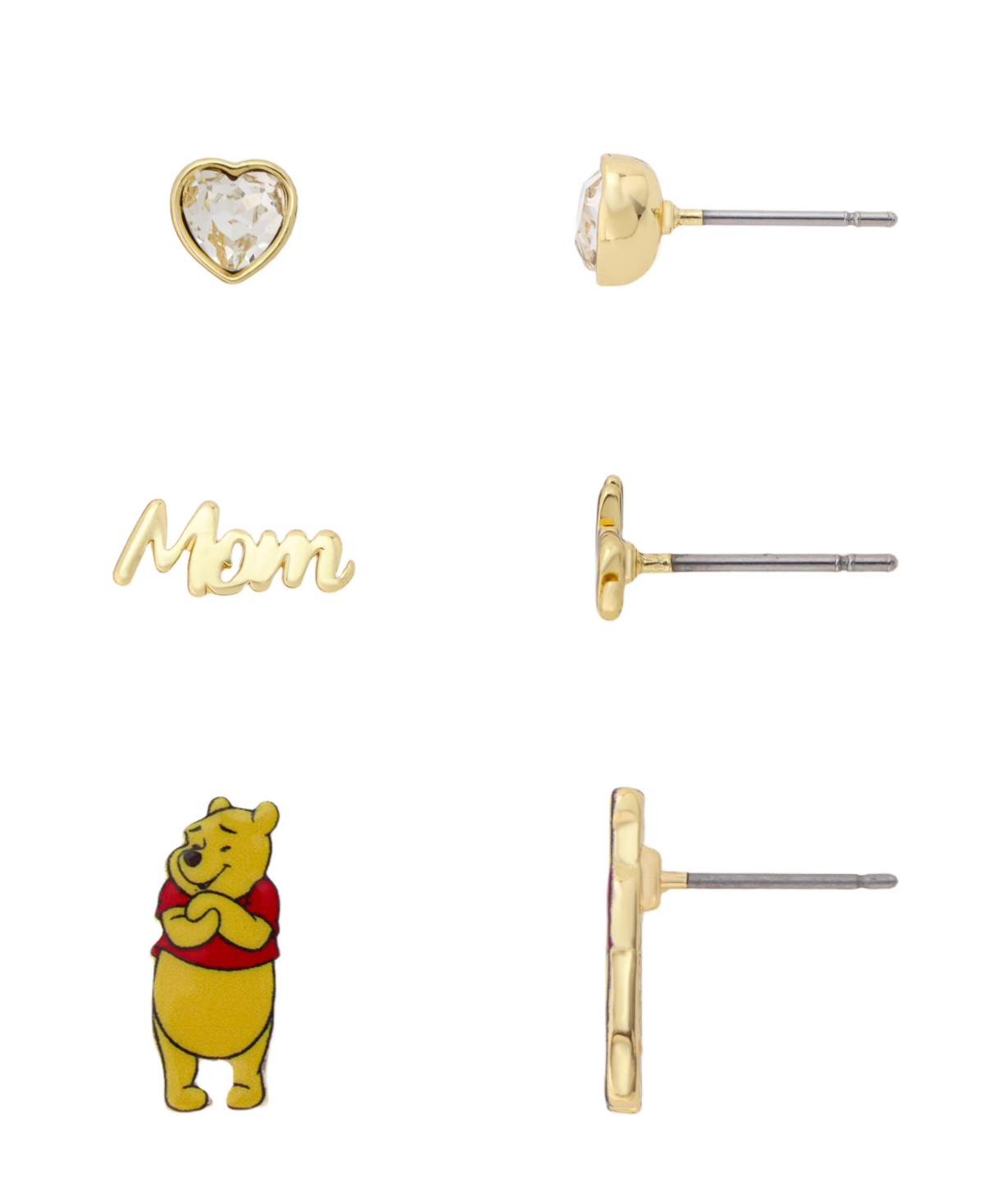 Click here for Disney Winnie the Pooh Cubic Zirconia Mom Trio Ear... prices