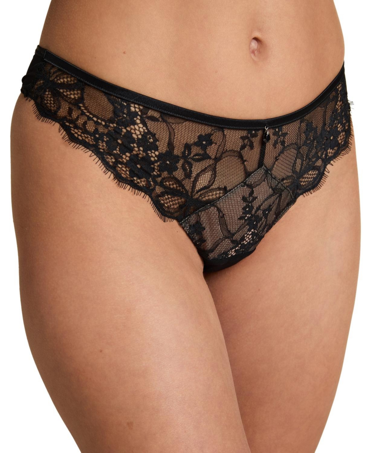 Click here for Hunkemoller Womens Prina Thong - Caviar prices