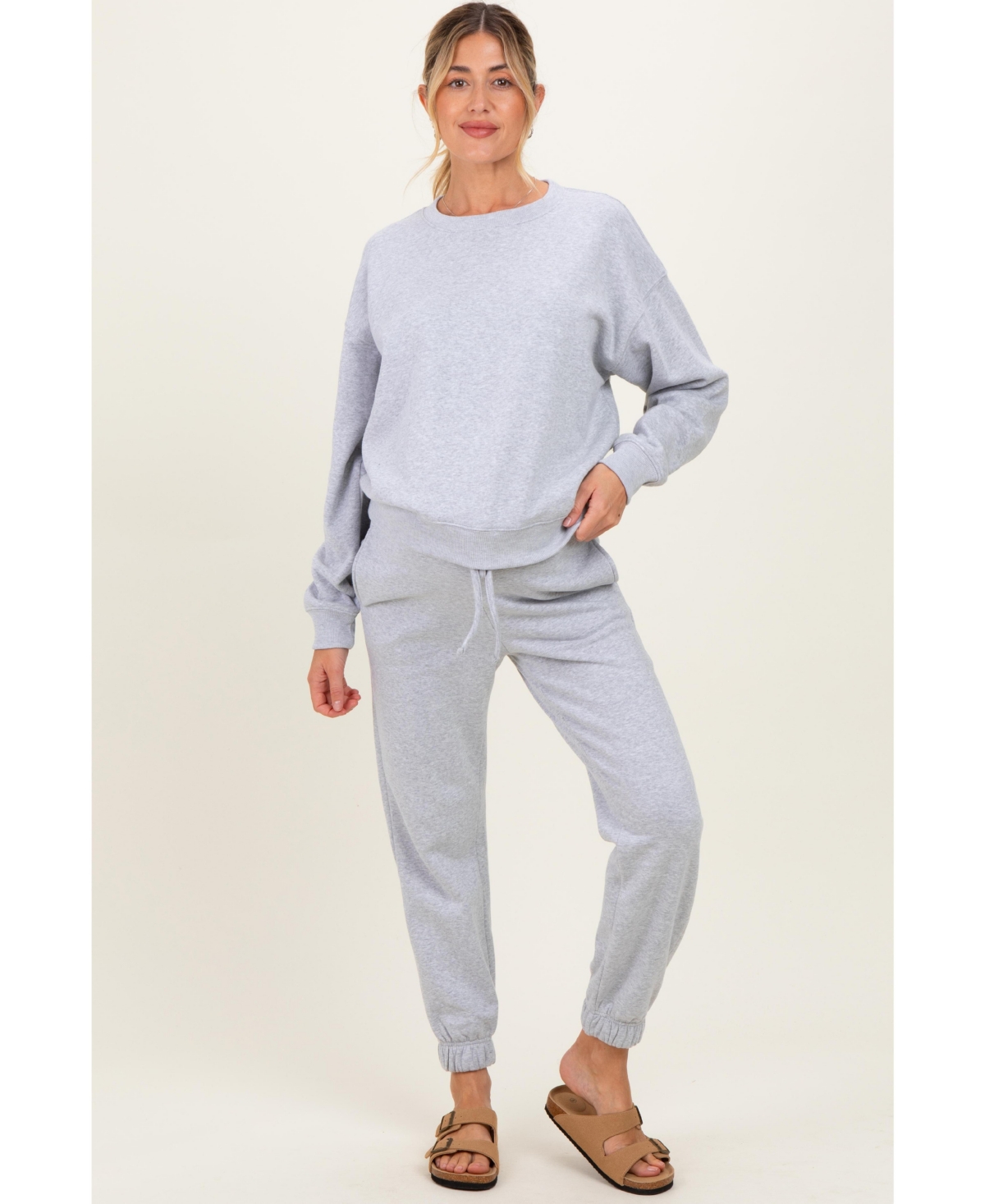 Click here for Pinkblush Maternity Fleece Long Sleeve Pullover &... prices