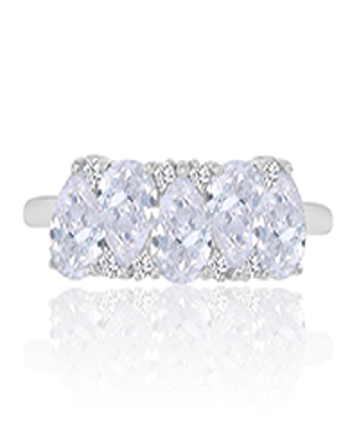 Click here for Macys Pear-Shaped Cubic Zirconia Ring in Rhodium O... prices