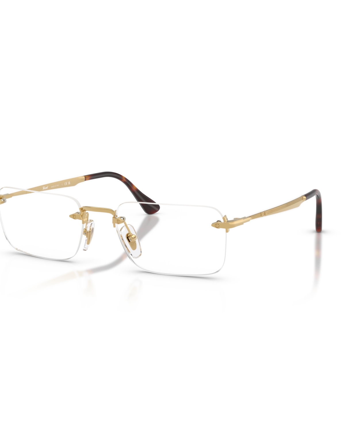Click here for Persol Unisex Rectangle Eyeglasses  PO1030V - Gold prices