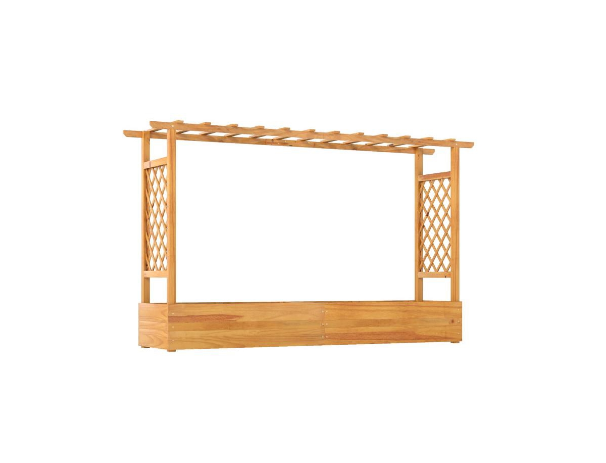 Click here for Slickblue Outdoor 45 Inch Wooden Raised Planter Be... prices