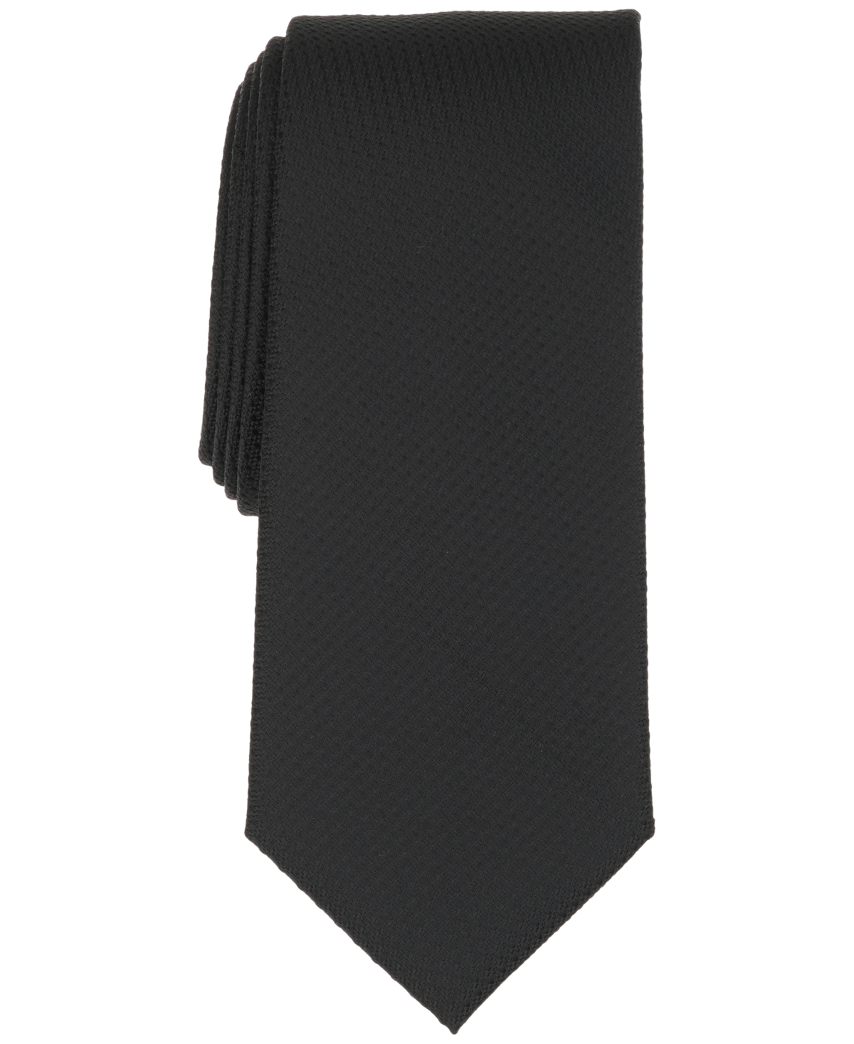 Click here for Perry Ellis Mens Classic Solid Pattern Tie - Black prices