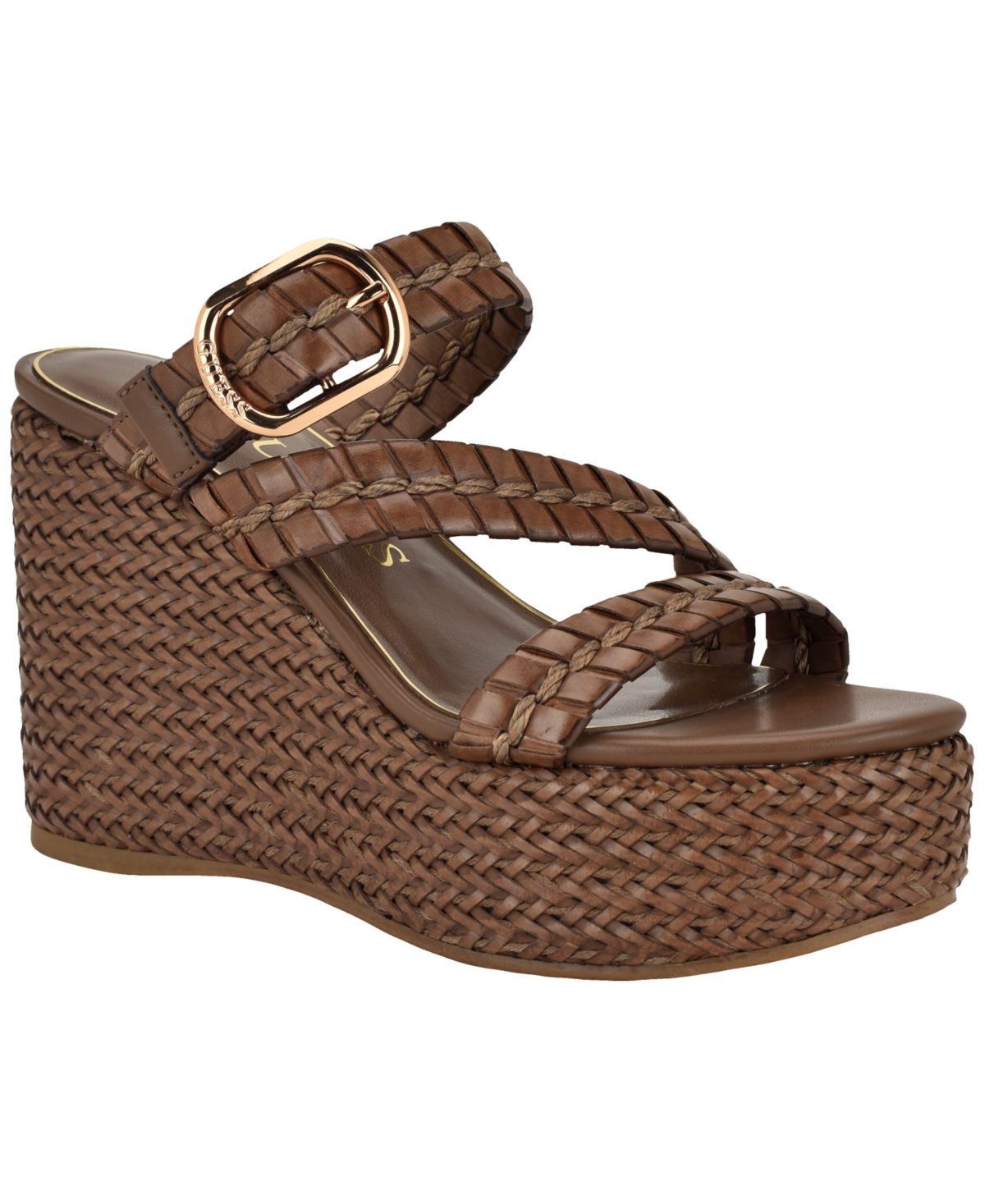 Click here for Guess Womens Evana Woven Platform Wedge Sandals -... prices