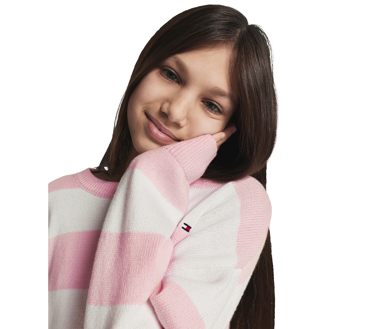Click here for Tommy Hilfiger Girls 7-16 Striped Sweater - Light... prices