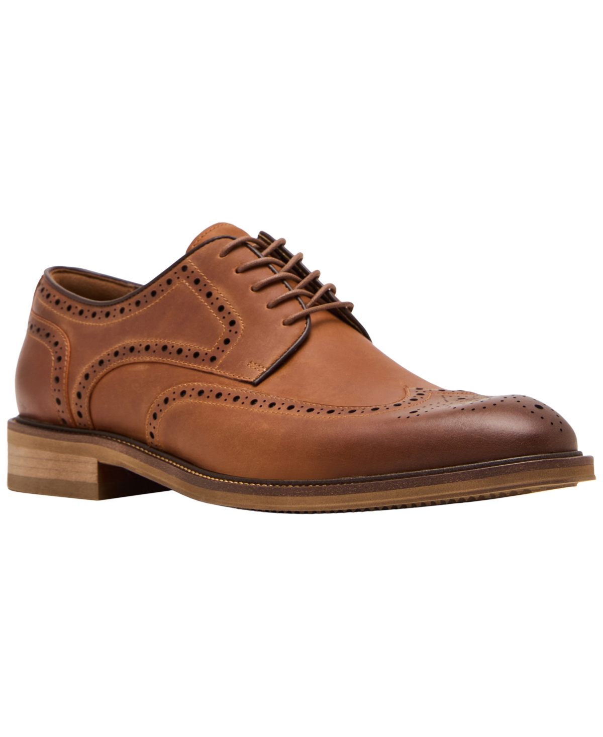 Click here for Steve Madden Mens Elmsford Lace-Up Shoes - Brown prices