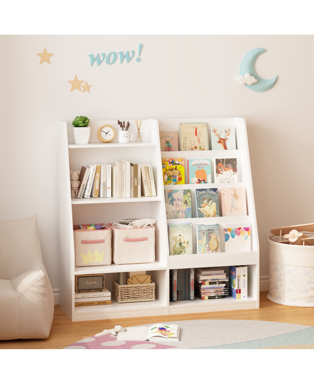 Click here for Streamdale Furniture Kids Bookshelf and Toy Storag... prices