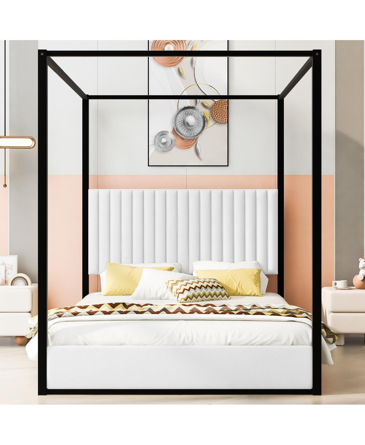 Click here for Streamdale Furniture Queen Size Upholstery Canopy... prices