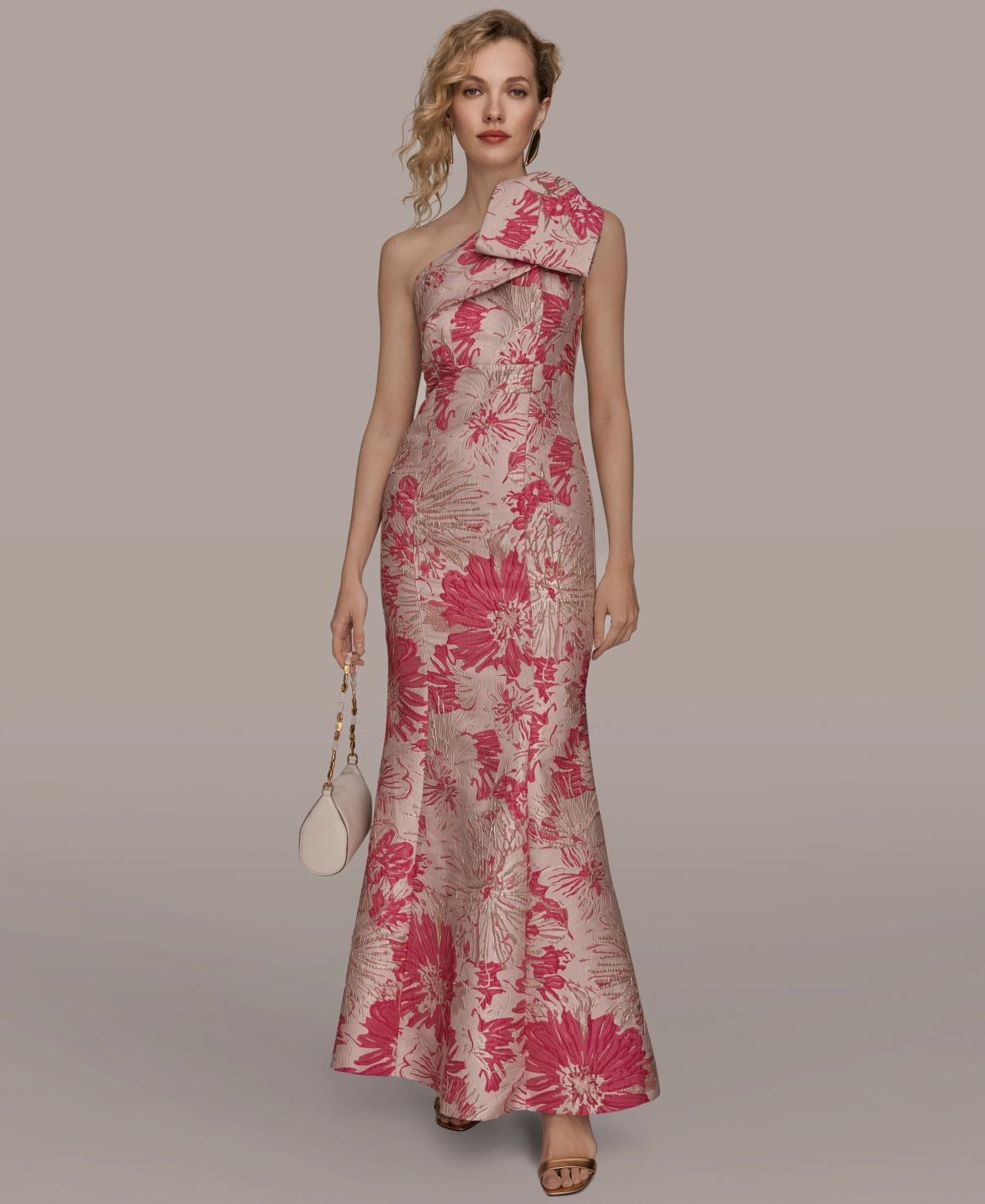 Click here for Donna Karan New York Womens Jacquard Bow-Trim One-... prices