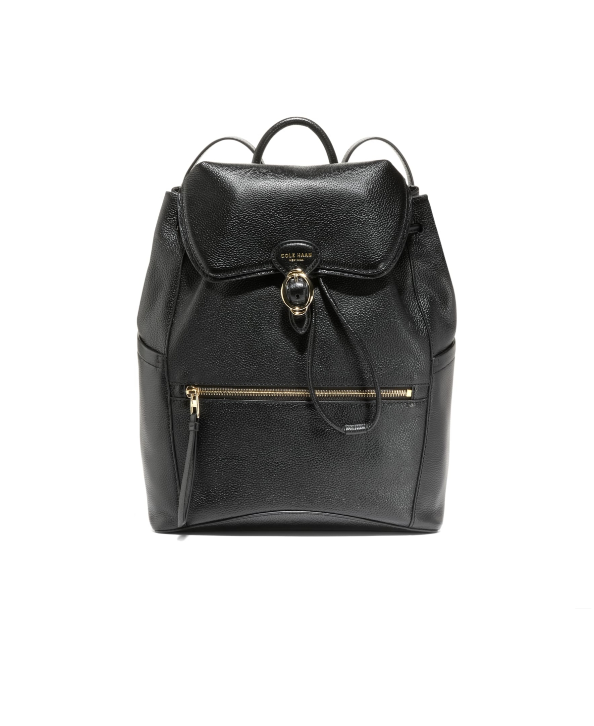 Click here for Cole Haan Alexandria Small Flap Backpack - Black prices