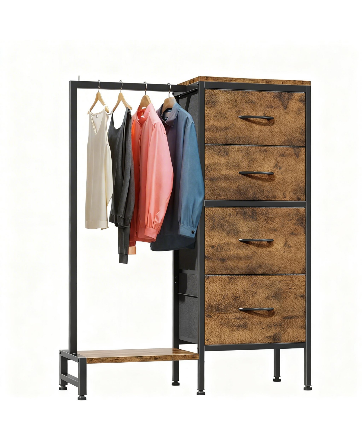 Click here for Yigii 44" Tall 2-in-1 Dresser & Rack  4 Drawe... prices