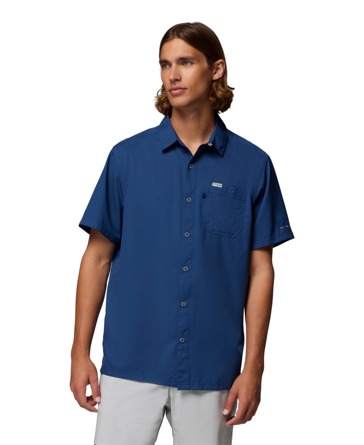 Click here for Columbia Mens Slack Tide Camp Shirt - Carbon prices