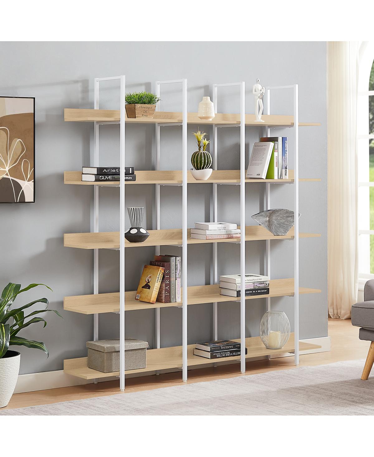 Click here for Streamdale Furniture 5 Tier Bookcase  Vintage Indu... prices