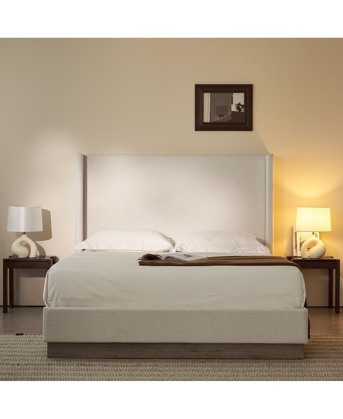 Click here for Streamdale Furniture Textured Canvas Wingback Plat... prices