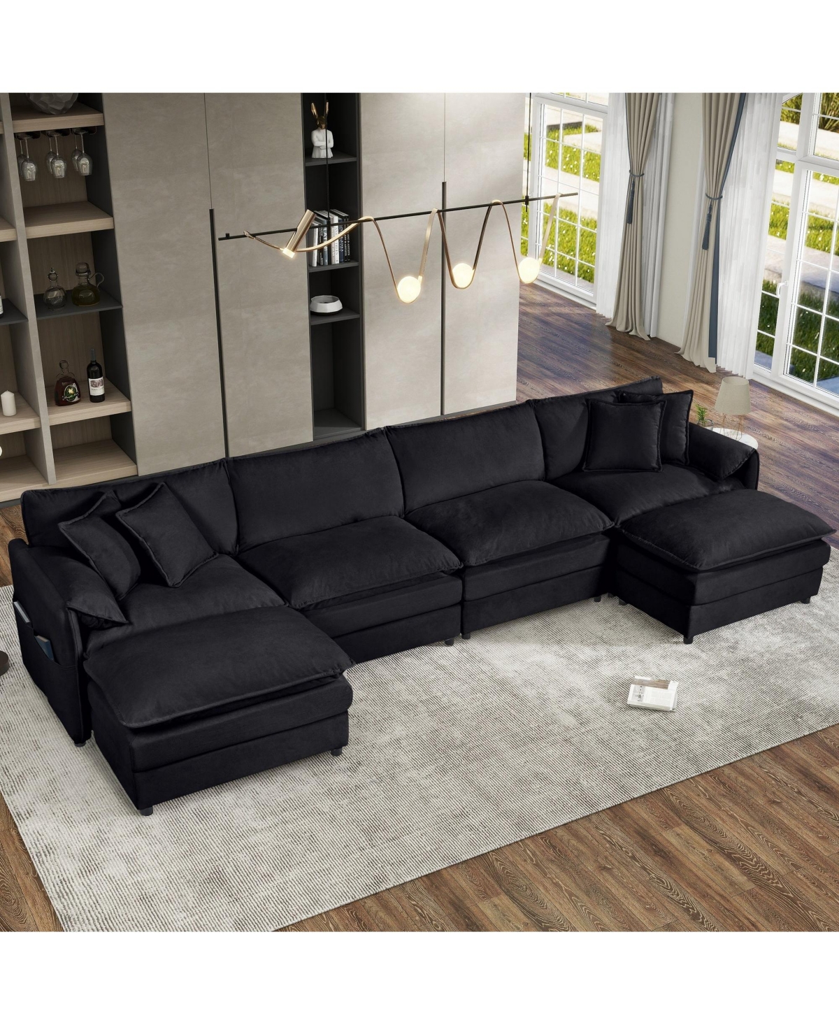 Click here for Boyel Living Modular Sectional Sofa  Oversized Dee... prices