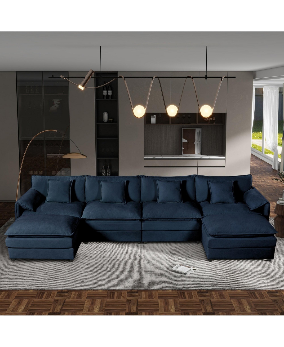 Click here for Boyel Living Modular Sectional Sofa  Oversized Dee... prices