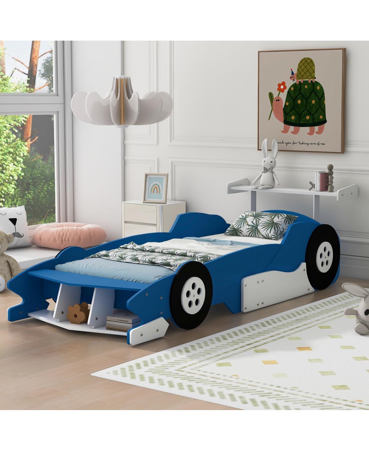 Click here for Streamdale Furniture Twin Size Race Car-Shaped Pla... prices