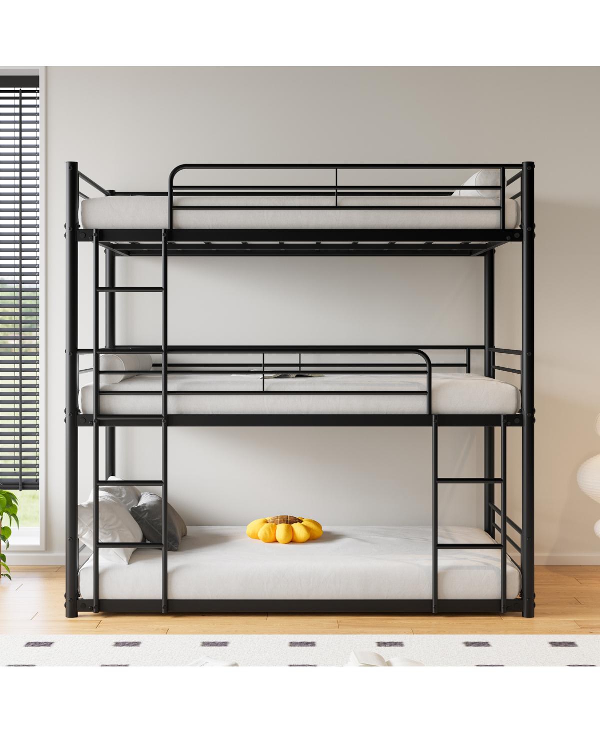 Click here for Streamdale Furniture Sturdy Metal Triple Bunk Bed... prices