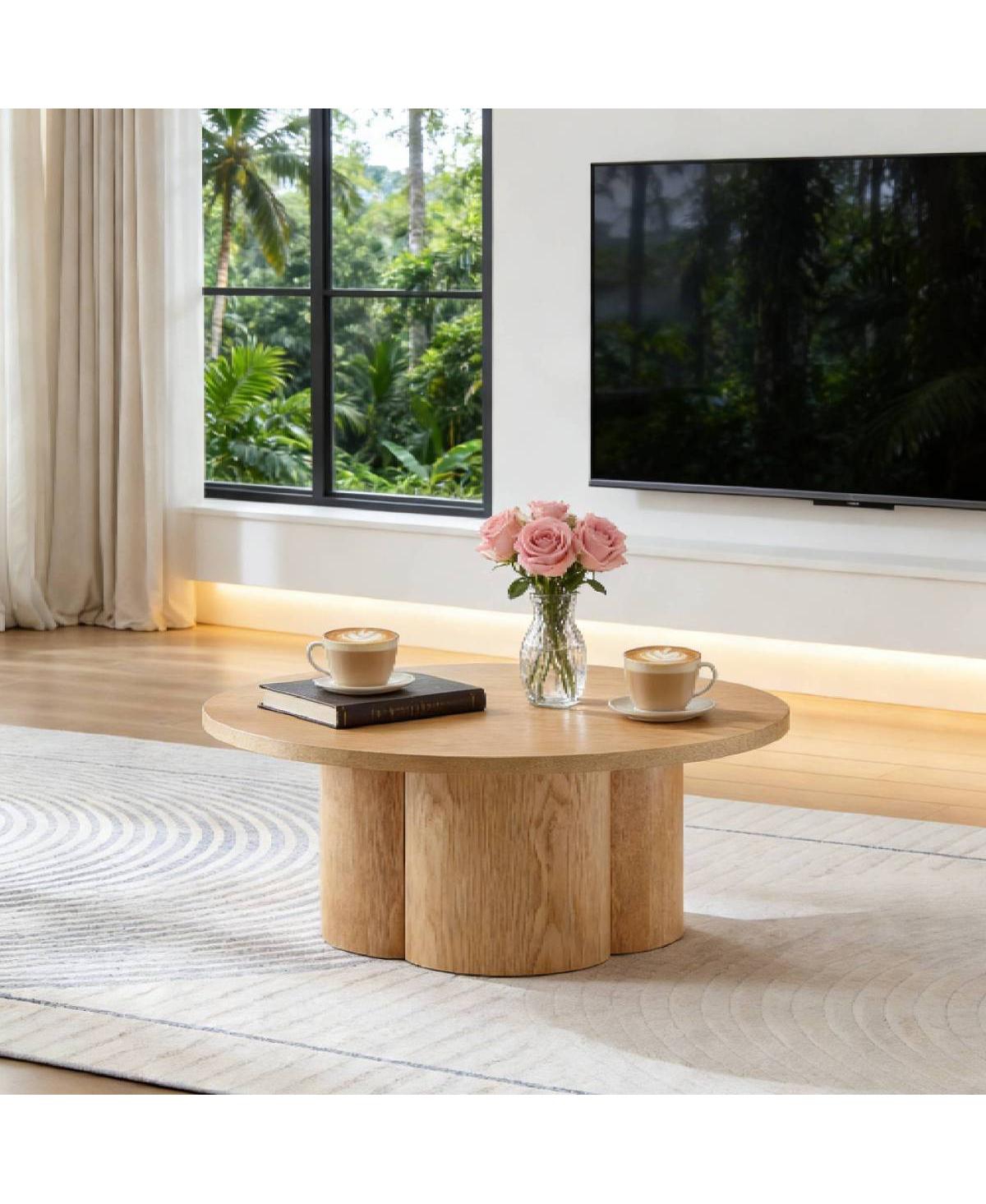 Click here for Streamdale Furniture Round Modern Coffee/Accent Ta... prices