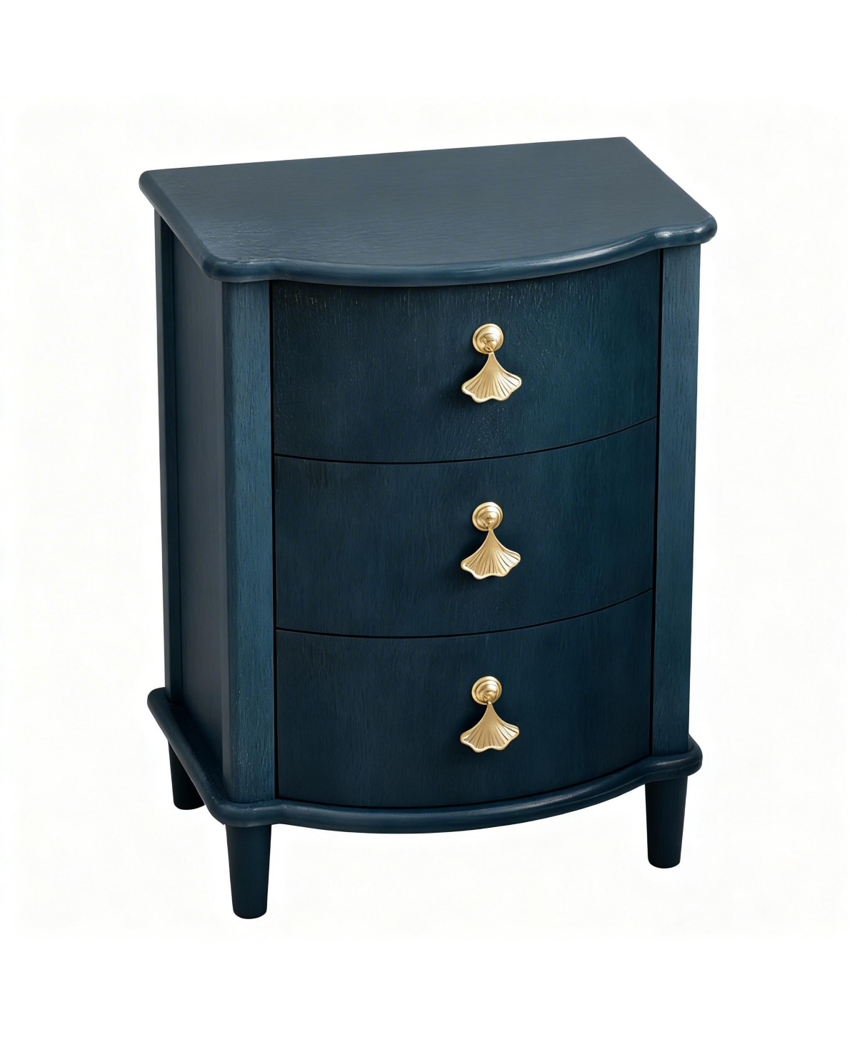 Click here for Yigii Vintage Curved Front Nightstand with Leaf Ha... prices