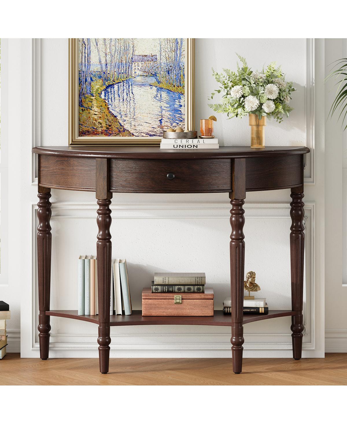Click here for Streamdale Furniture Farmhouse Half Moon Console T... prices