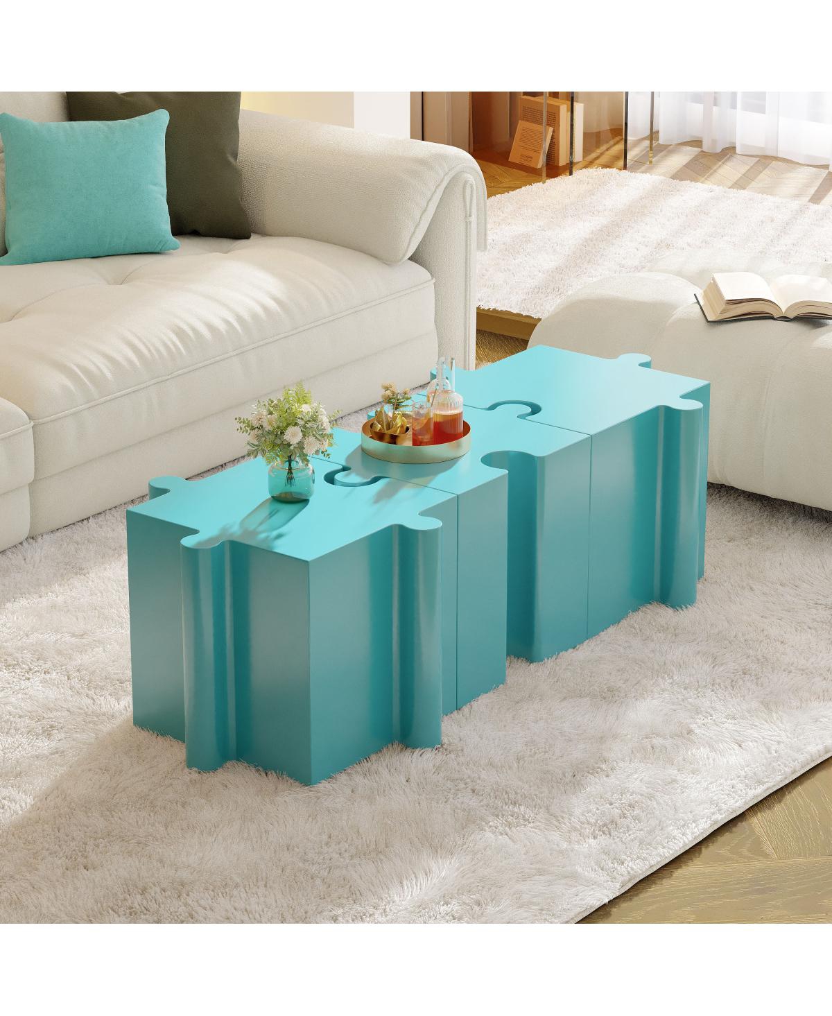 Click here for Streamdale Furniture 3-Piece Artistic Puzzle Table... prices