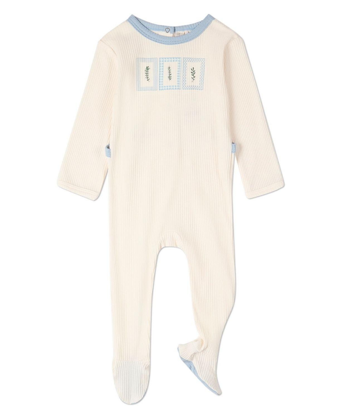 Click here for MeMoi Baby Boys Ribbed Cotton-Blend Embroidered Fo... prices