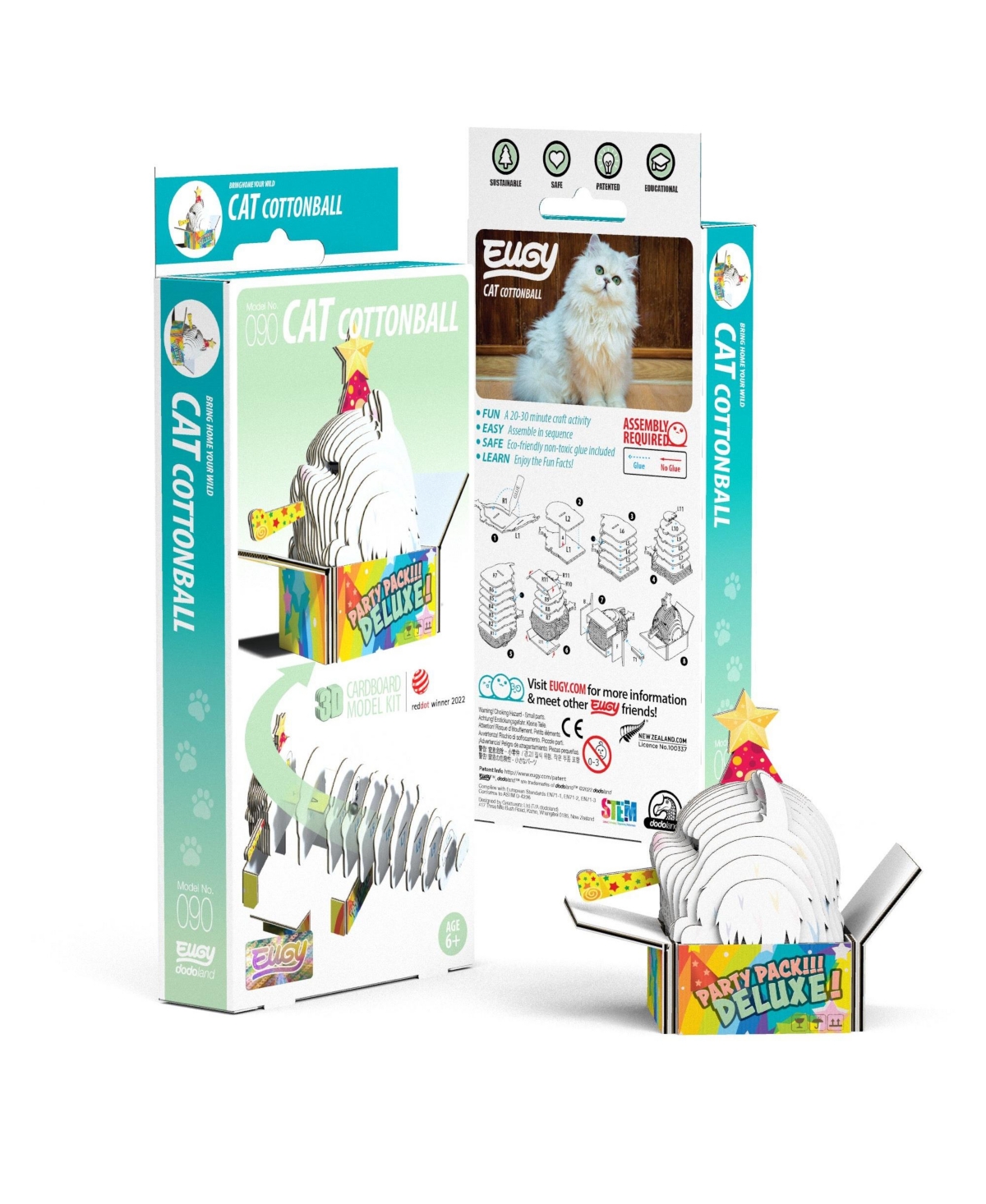 Click here for Eugy Cat Cottonball 3D Puzzle prices