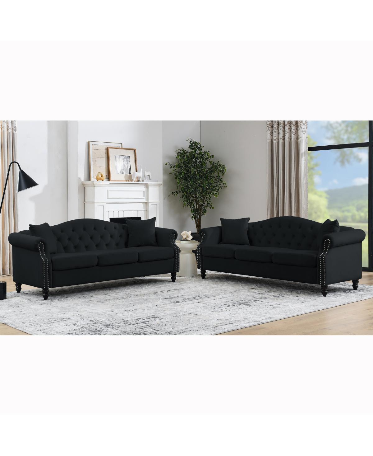 Click here for Streamdale Furniture 79" Chesterfield Velvet... prices
