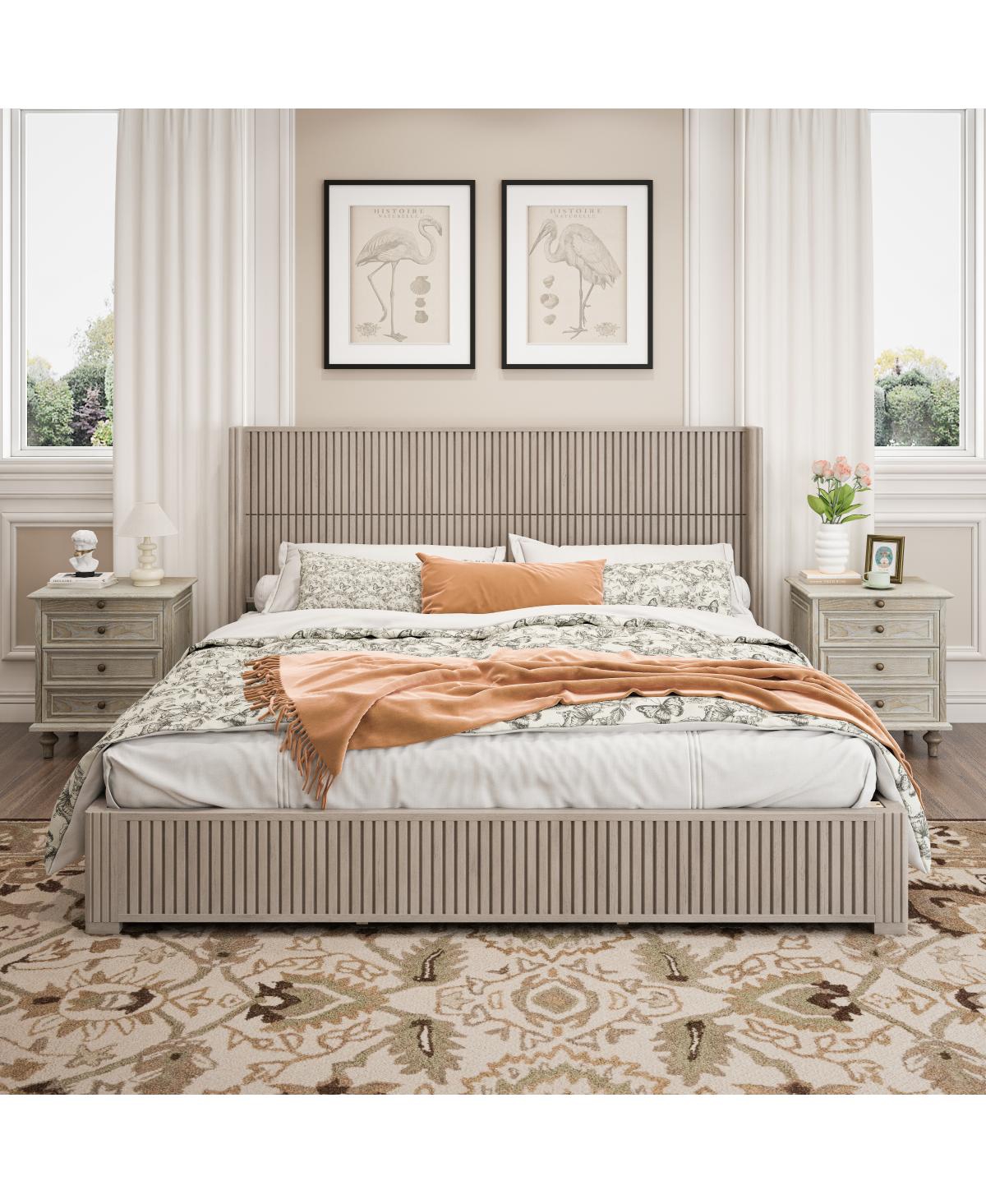 Click here for Streamdale Furniture Solid Wood Platform Bed Frame... prices
