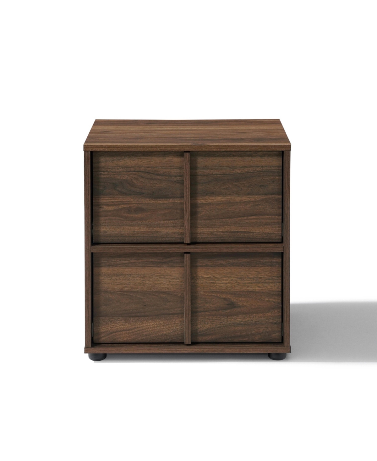Click here for LuxenHome Walnut Nightstand And End Table with Two... prices