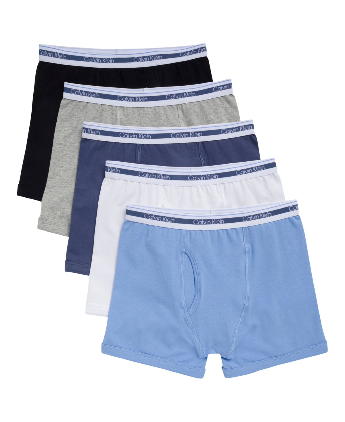 Click here for Calvin Klein Boys 4-16 Varsity Boxer Briefs  5-Pac... prices