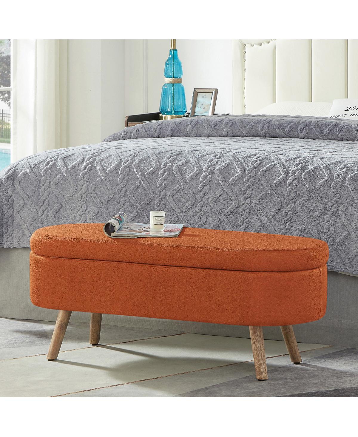 Click here for Streamdale Furniture Luxury Oval Boucle Storage Ot... prices