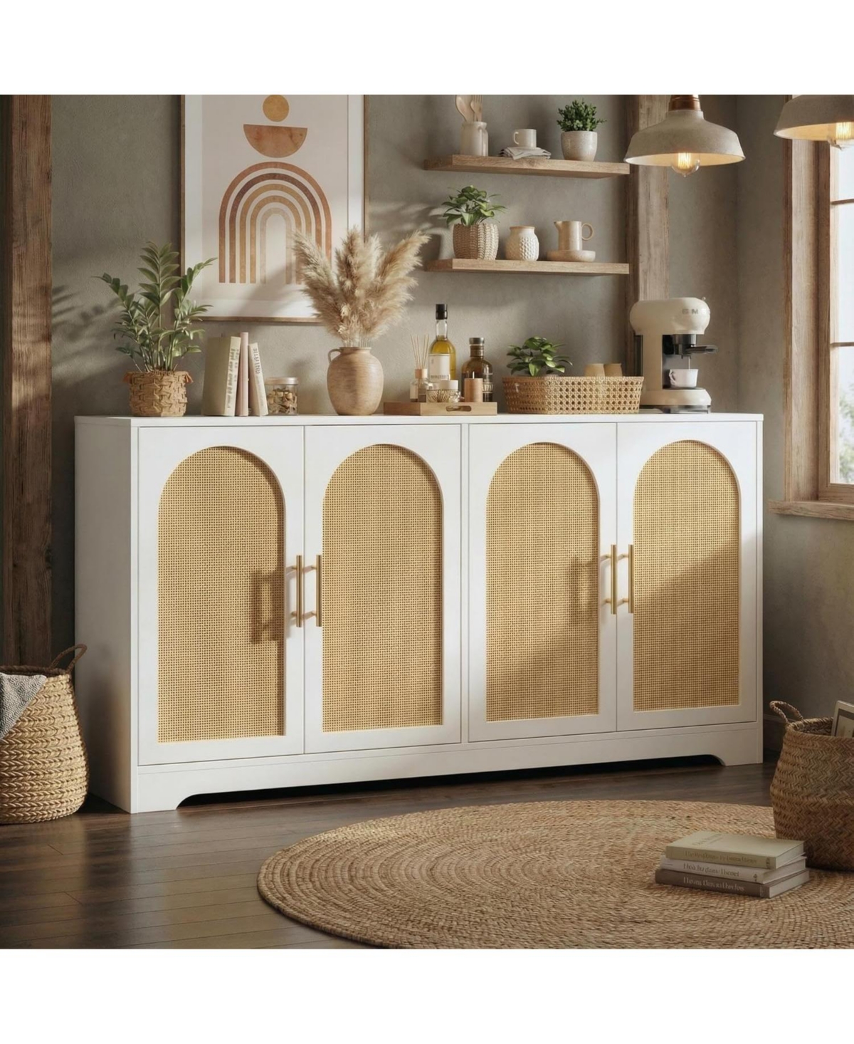 Click here for gaomon 59" W Sideboard Buffet Cabinet- with 4... prices