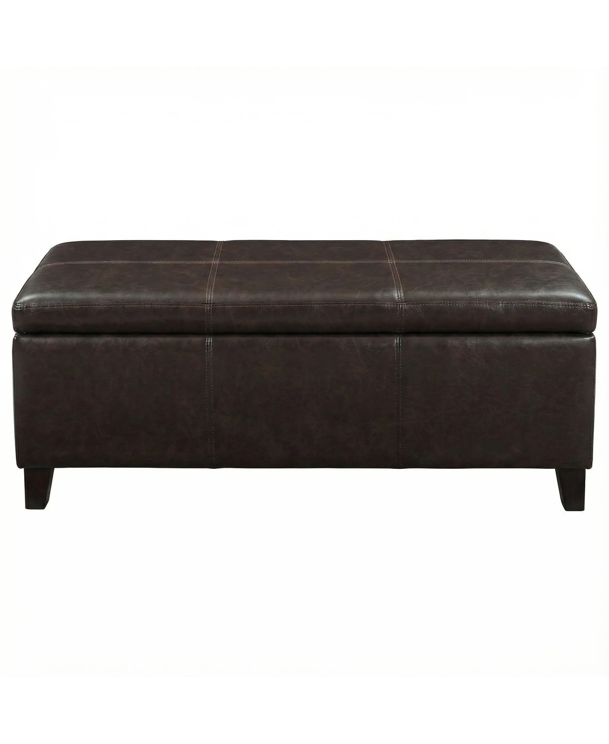 Click here for Streamdale Furniture 50.25 Wide Distressed Faux Le... prices