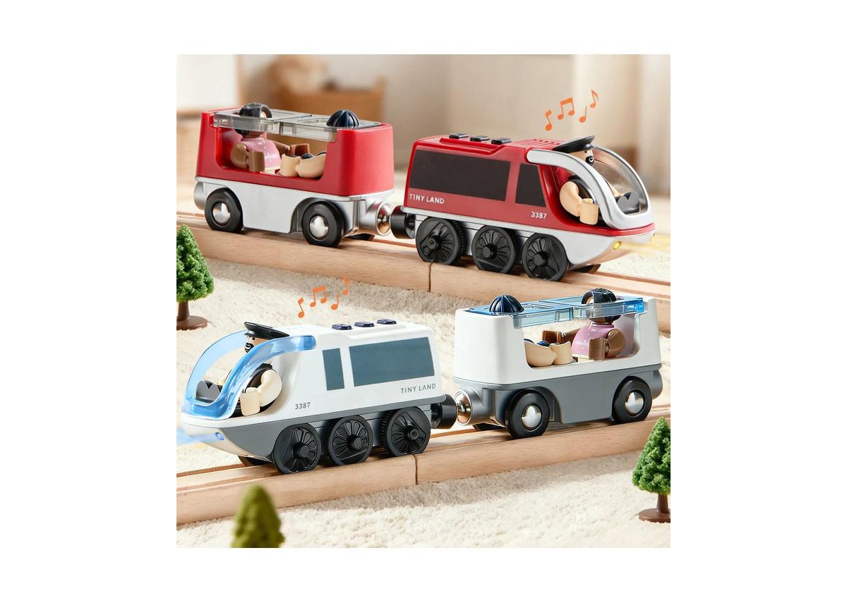 Click here for Tiny Land Dual-Color Electric Toy Train prices