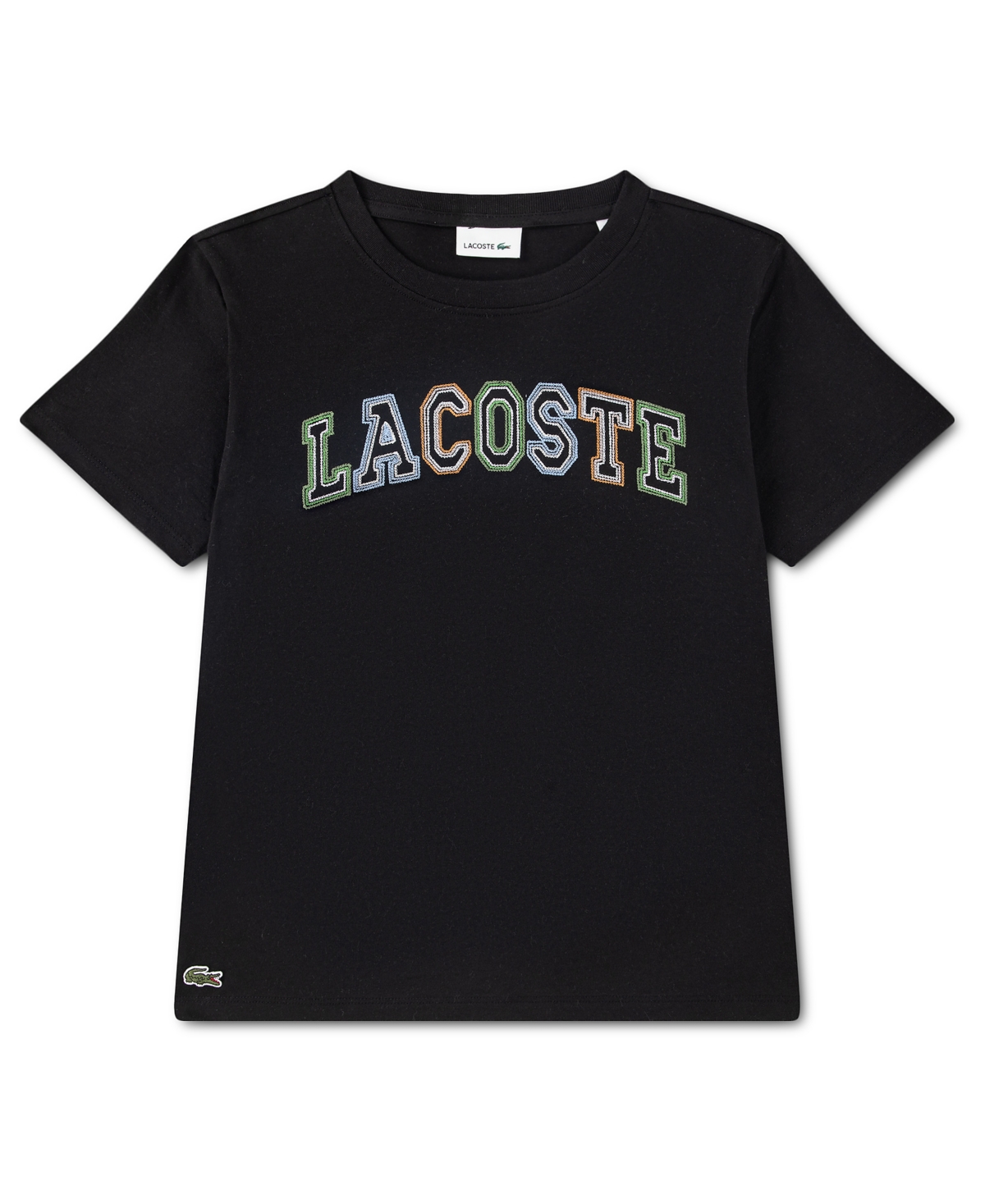 Click here for Lacoste Boys 10-16 Graphic Logo T-Shirt - Noir prices