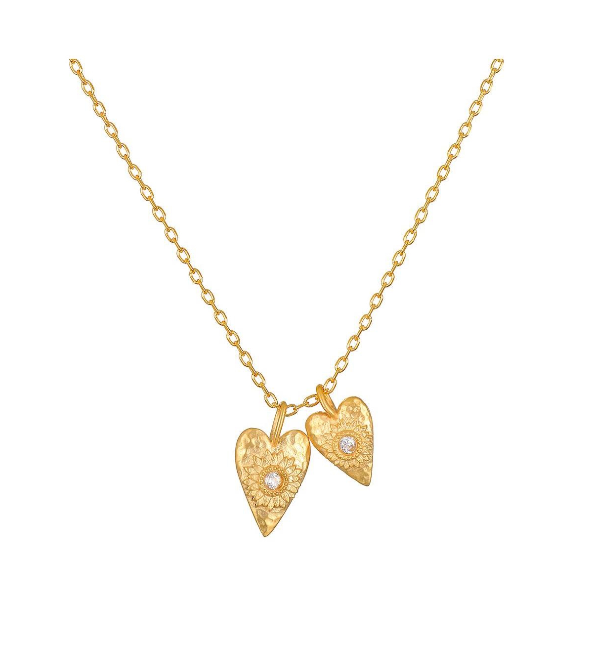 Click here for Satya Jewelry Sacred Connection Topaz Lotus Heart... prices