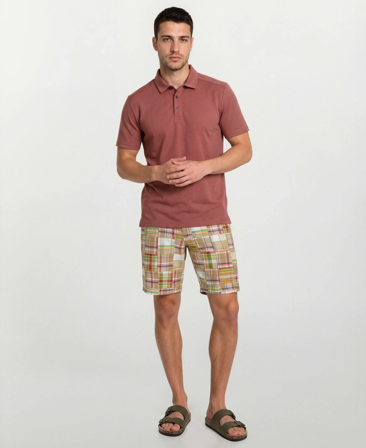 Click here for Vintage 1946 Mens Patch Detail Flat-Front Shorts -... prices