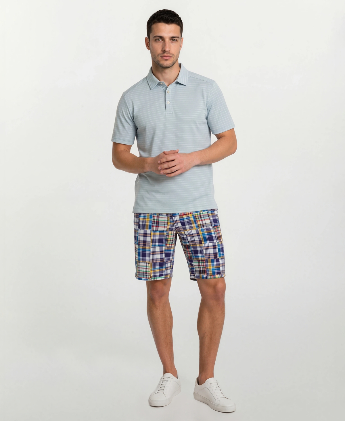 Click here for Vintage 1946 Mens Patch Detail Flat-Front Shorts -... prices