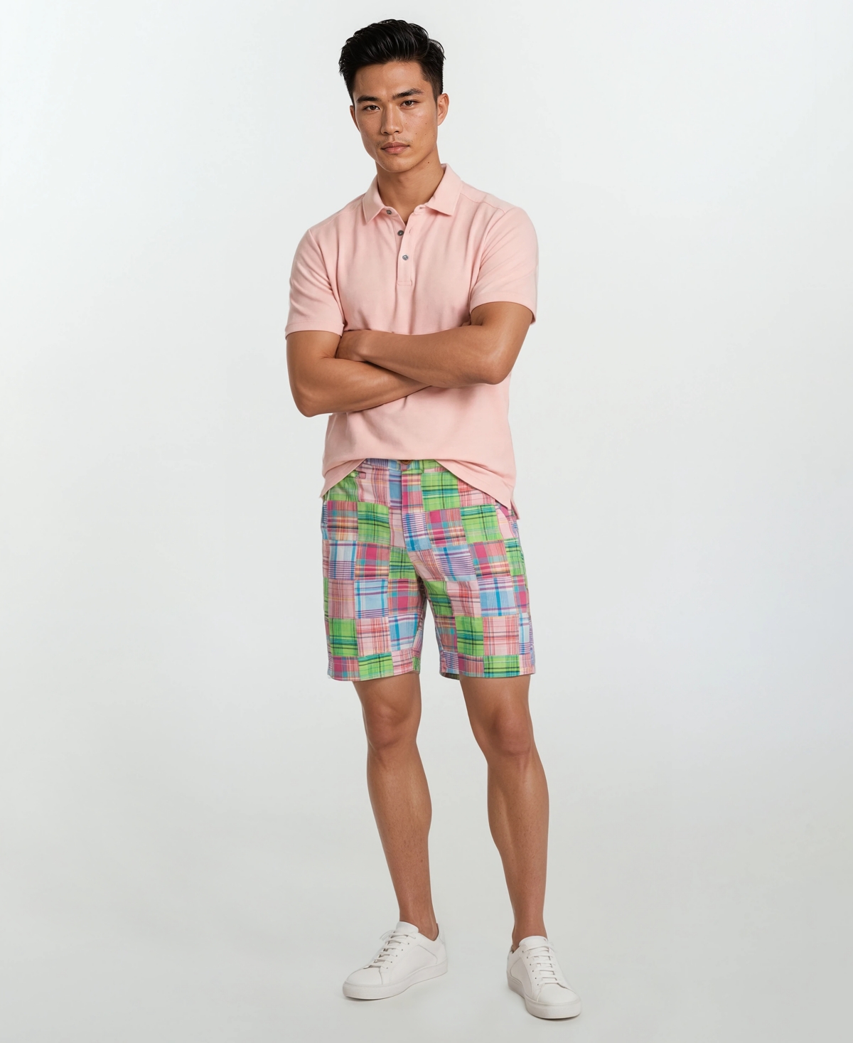 Click here for Vintage 1946 Mens Patch Detail Flat-Front Shorts -... prices