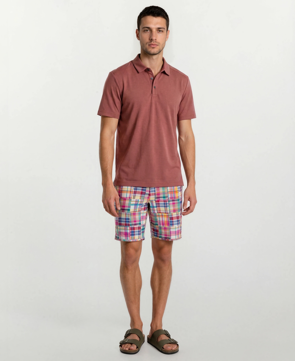 Click here for Vintage 1946 Mens Patch Detail Flat-Front Shorts -... prices