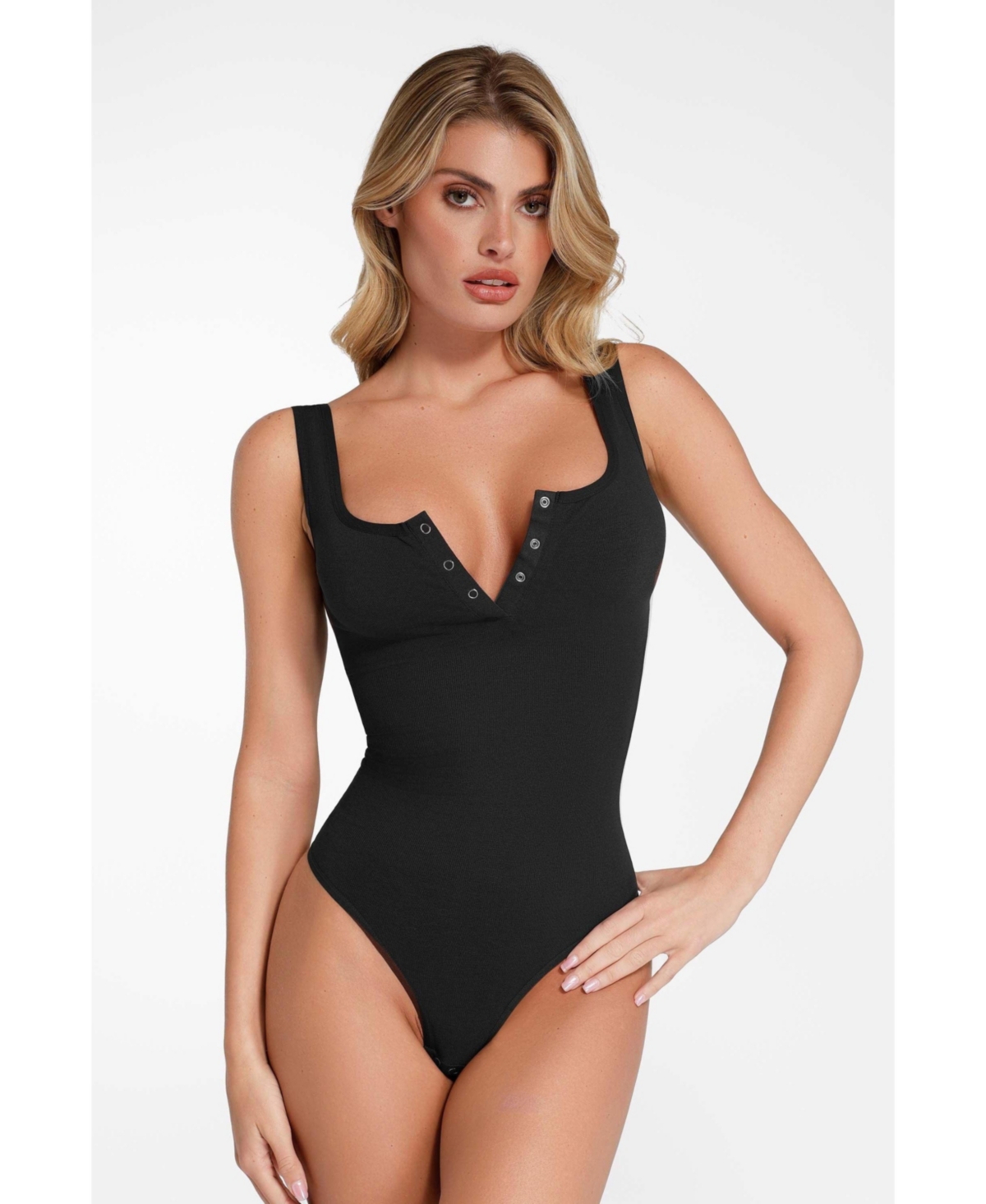 Click here for Popilush Womens Shapewear Seamless Modal Henley Ta... prices