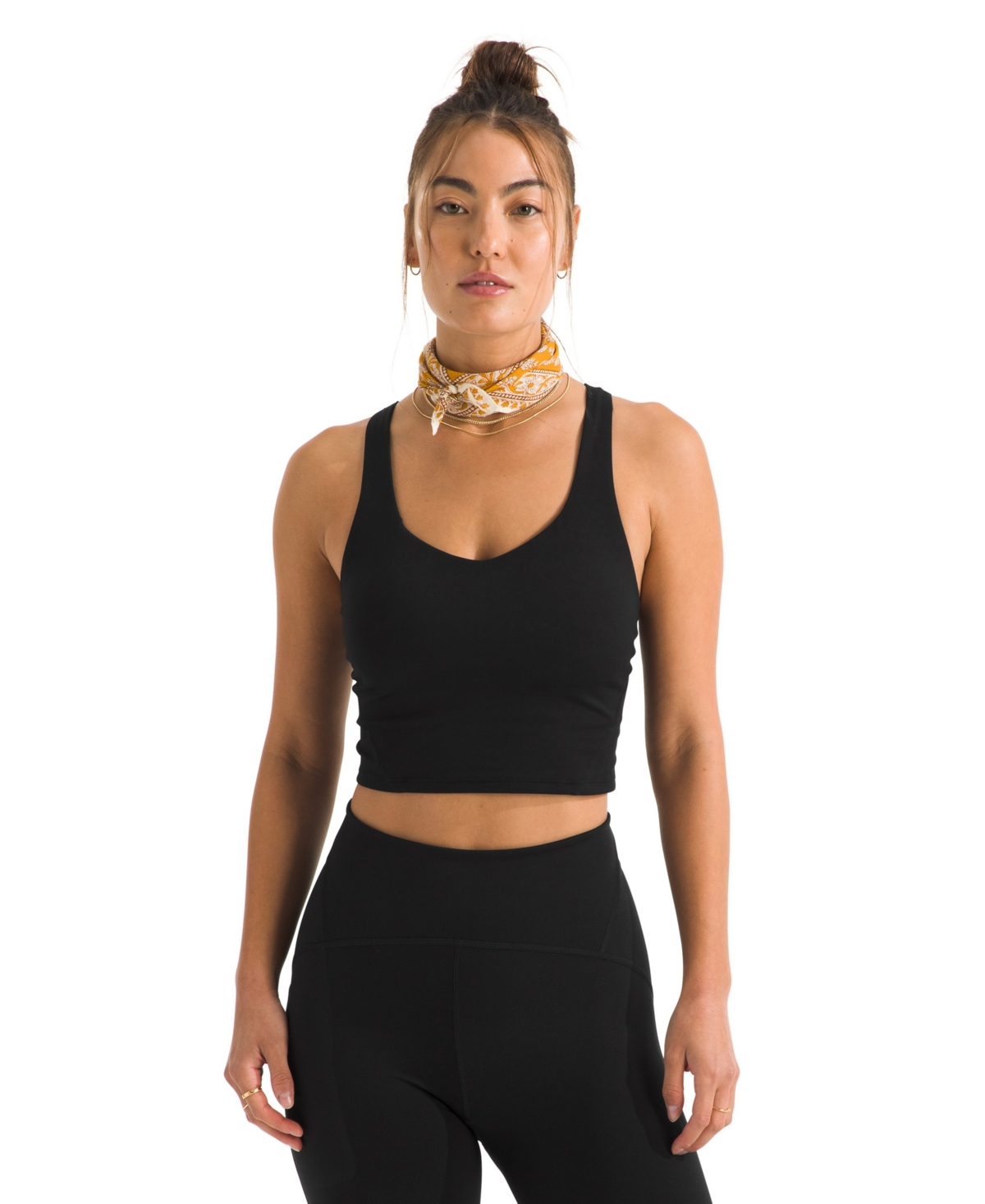 Click here for The North Face Womens Jaida V-Neck Long Bra - Tnf... prices