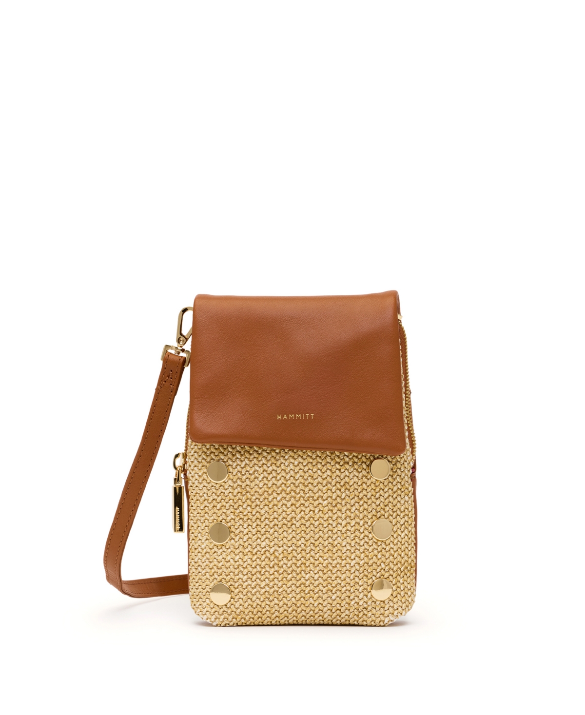 Click here for Hammitt Vip Mini Mobile Leather Crossbody - Rustco... prices