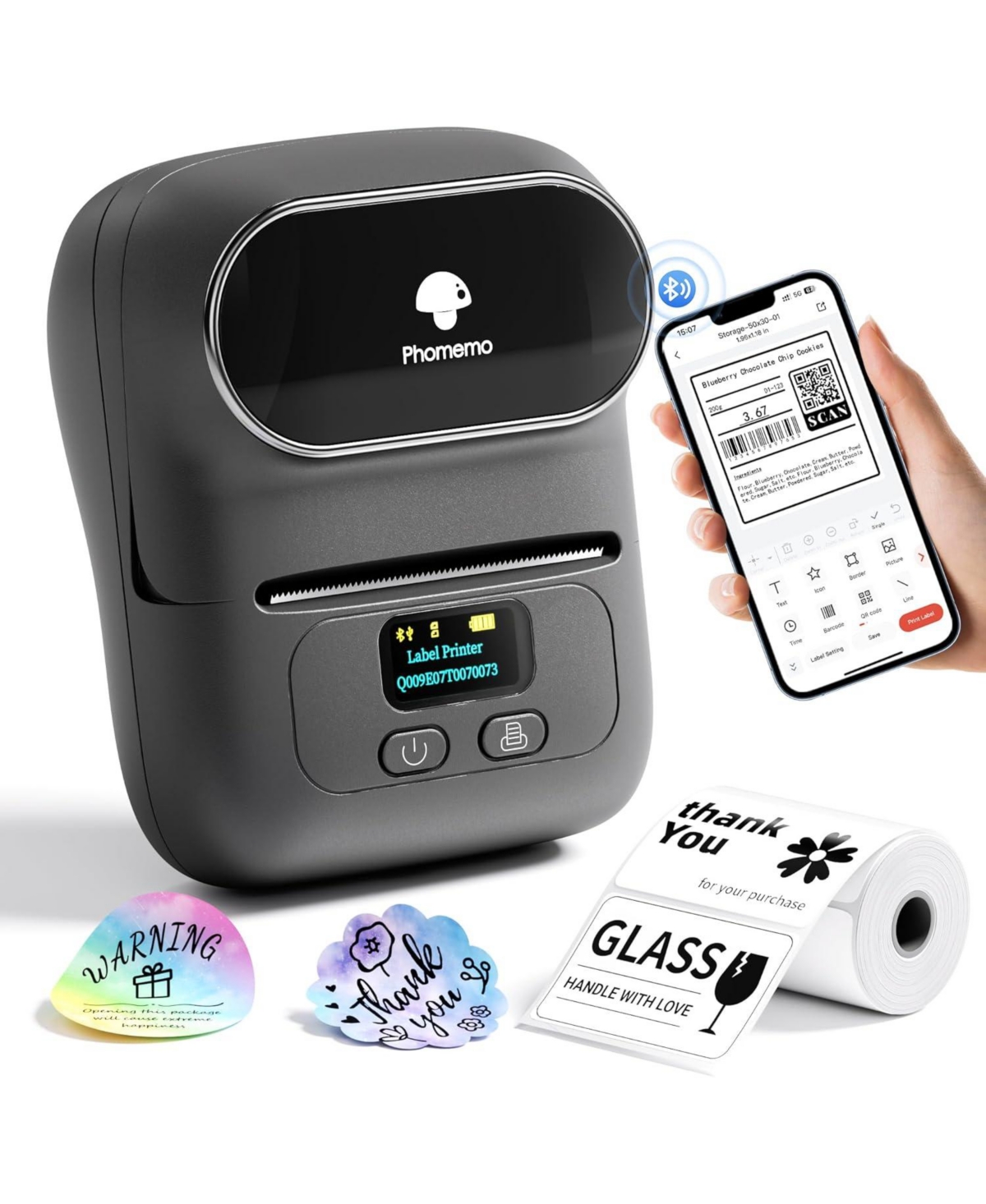 Click here for Phomemo Business Label Maker - Grey prices