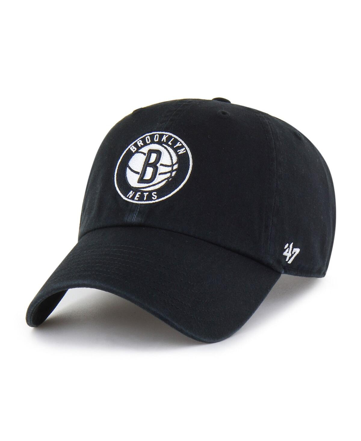 Click here for 47 Brand Mens Black Brooklyn Nets Core Logo Clean... prices