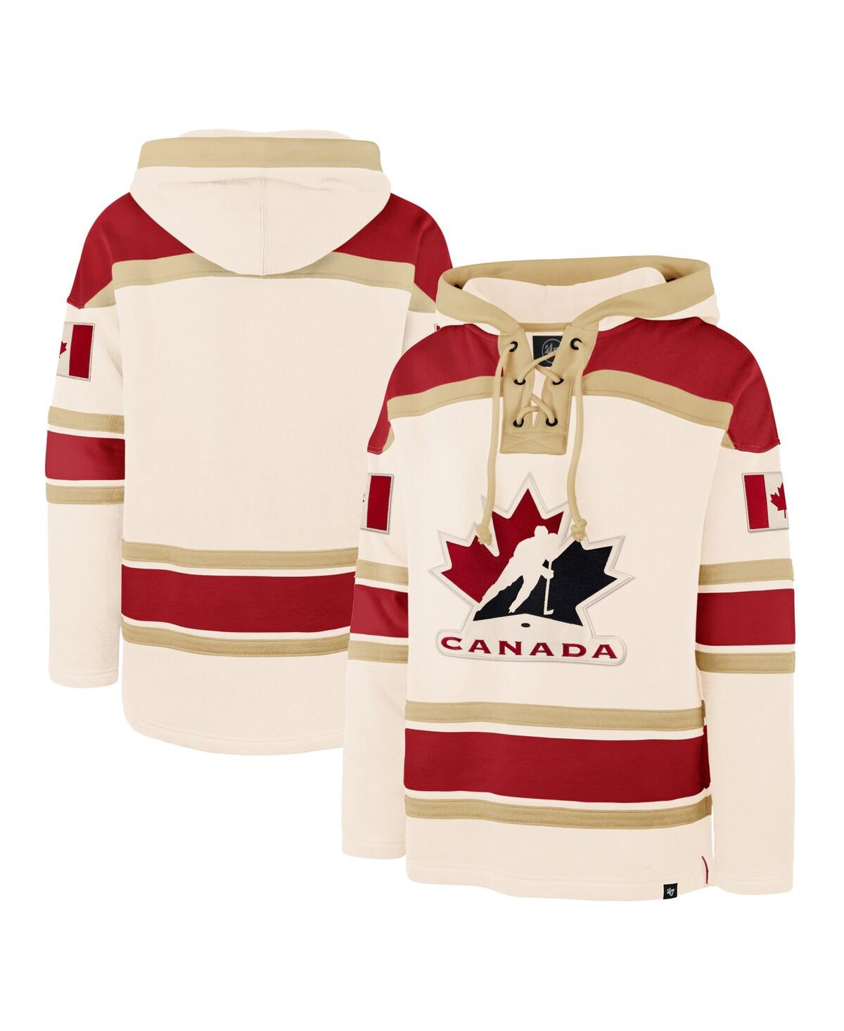 Click here for 47 Brand Mens Cream Hockey Canada Nilley Superior... prices